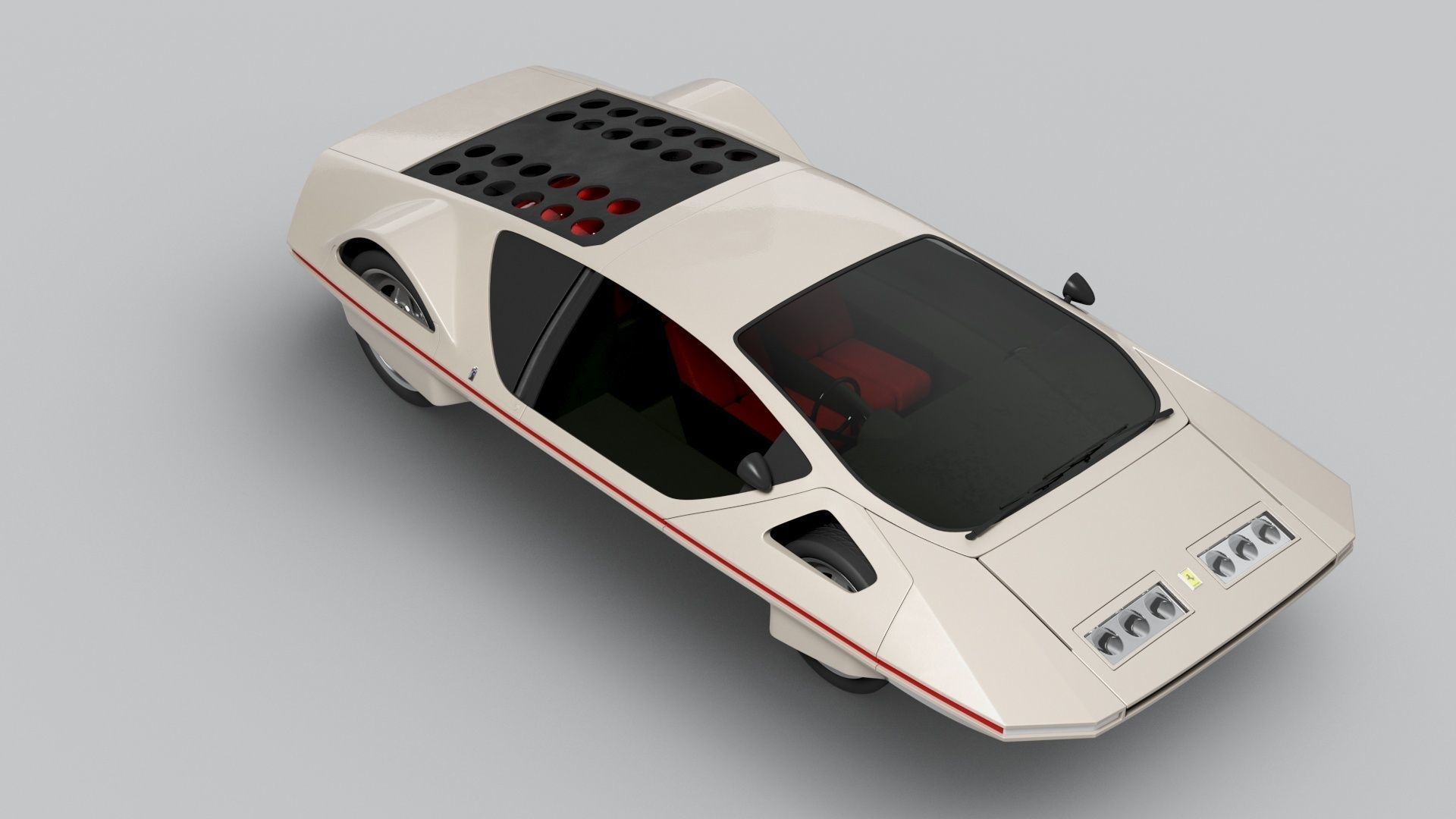 Ferrari 512S Modulo 3D model | CGTrader