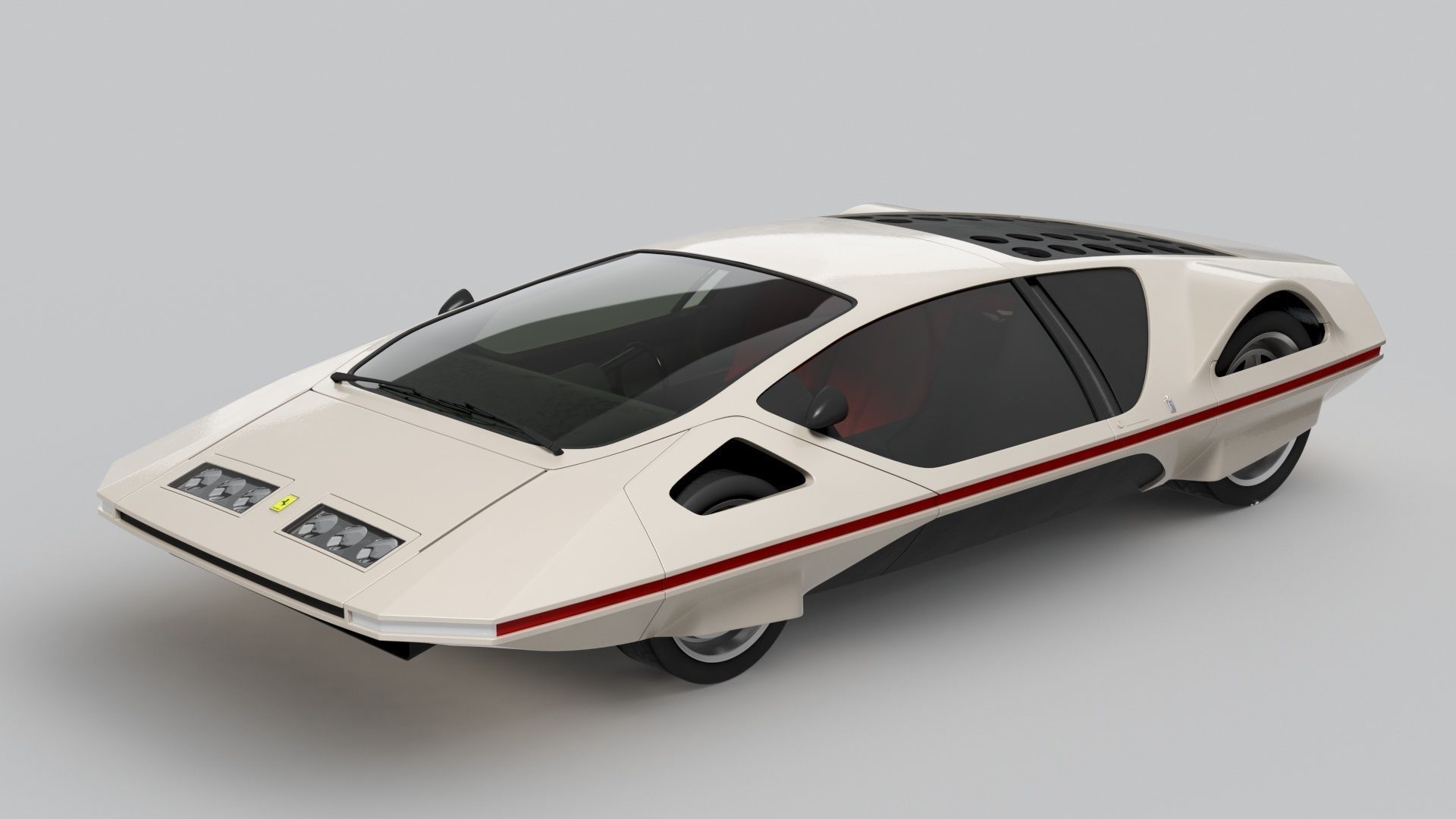 Ferrari 512S Modulo 3D model | CGTrader