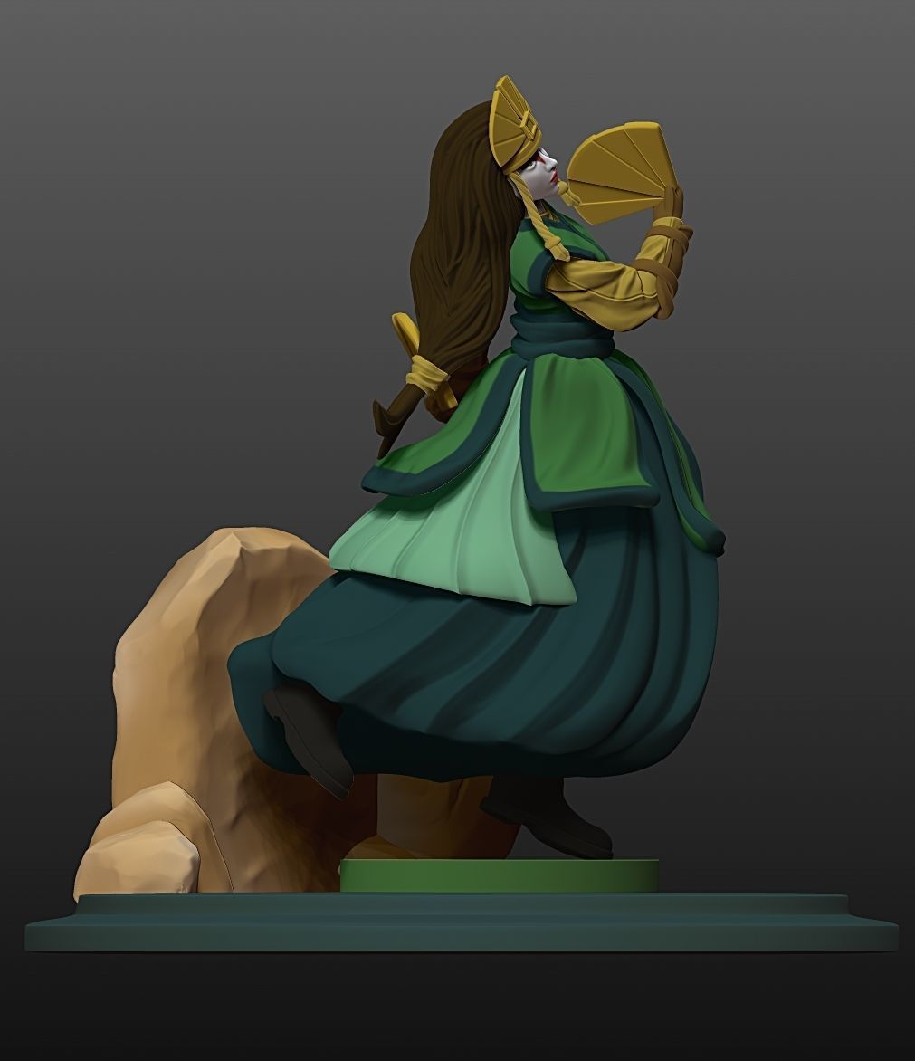 Avatar Kyoshi from the last airbender series 3D model 3D printable ...
