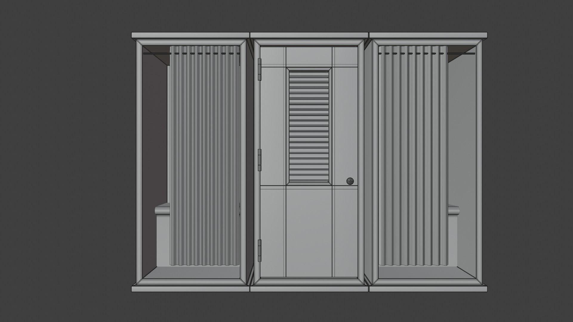 3D model Church Confession Box 2 VR / AR / low-poly | CGTrader