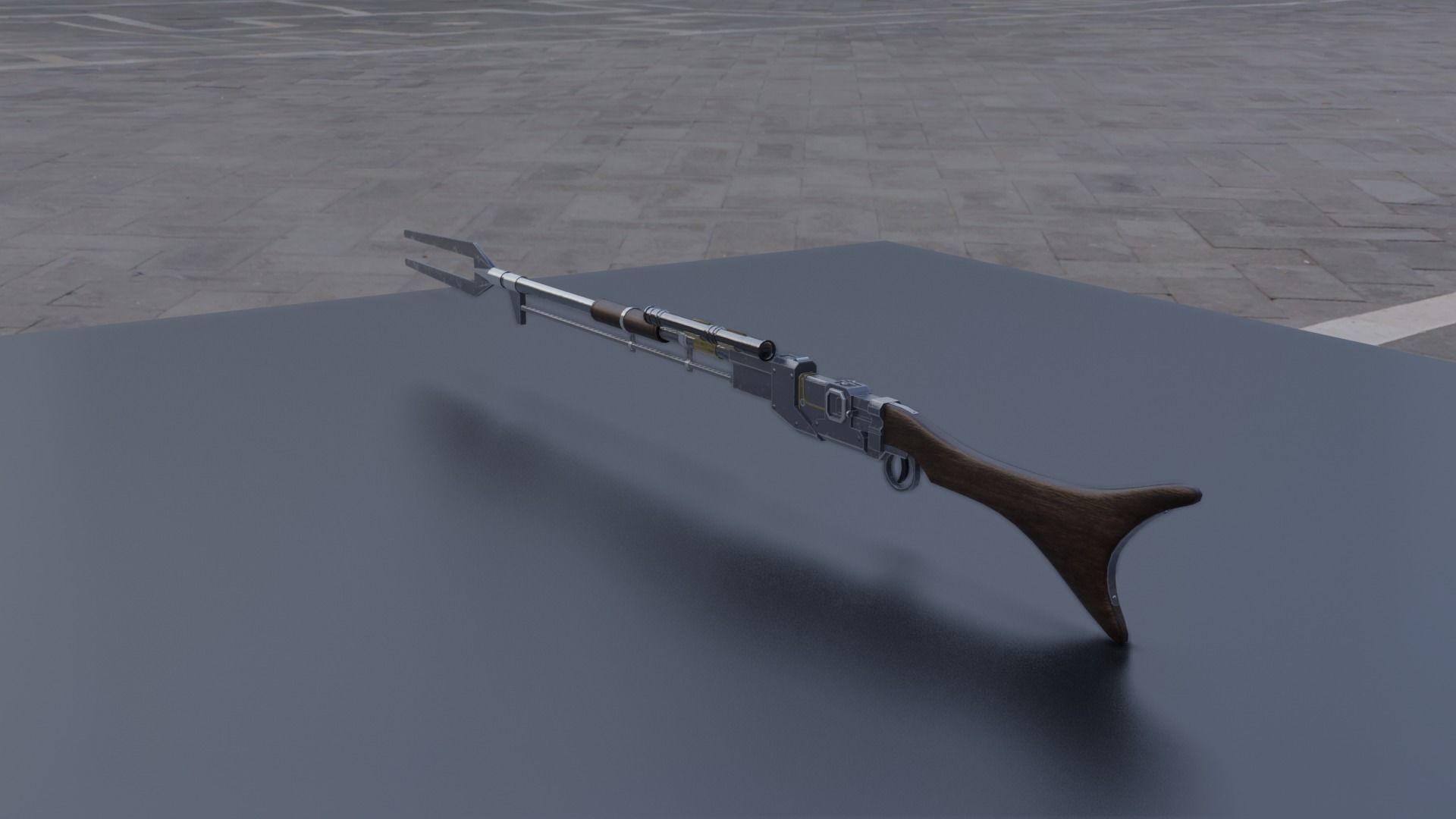 3D model Mandalorian Rifle VR / AR / low-poly | CGTrader