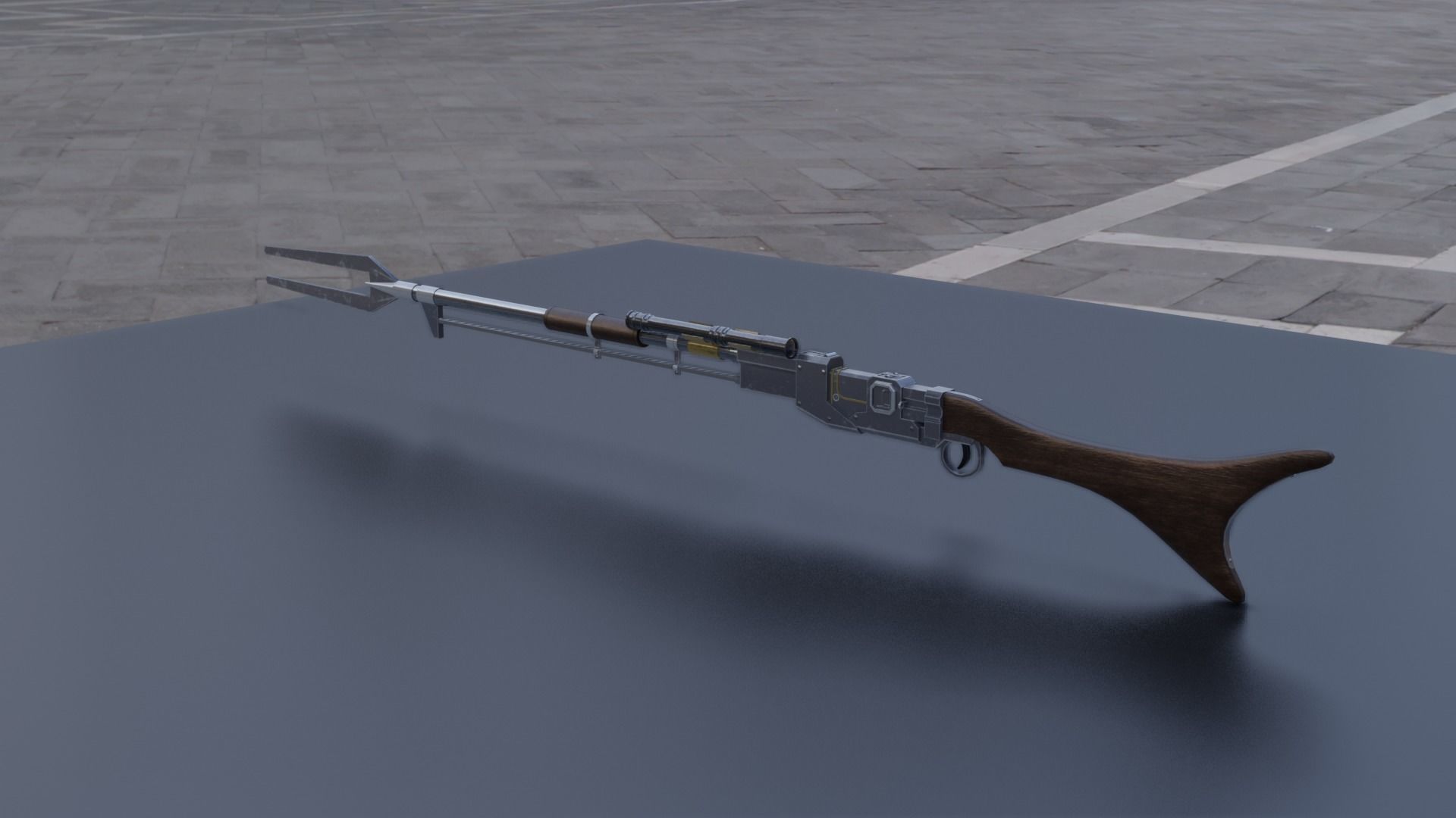 3D model Mandalorian Rifle VR / AR / low-poly | CGTrader