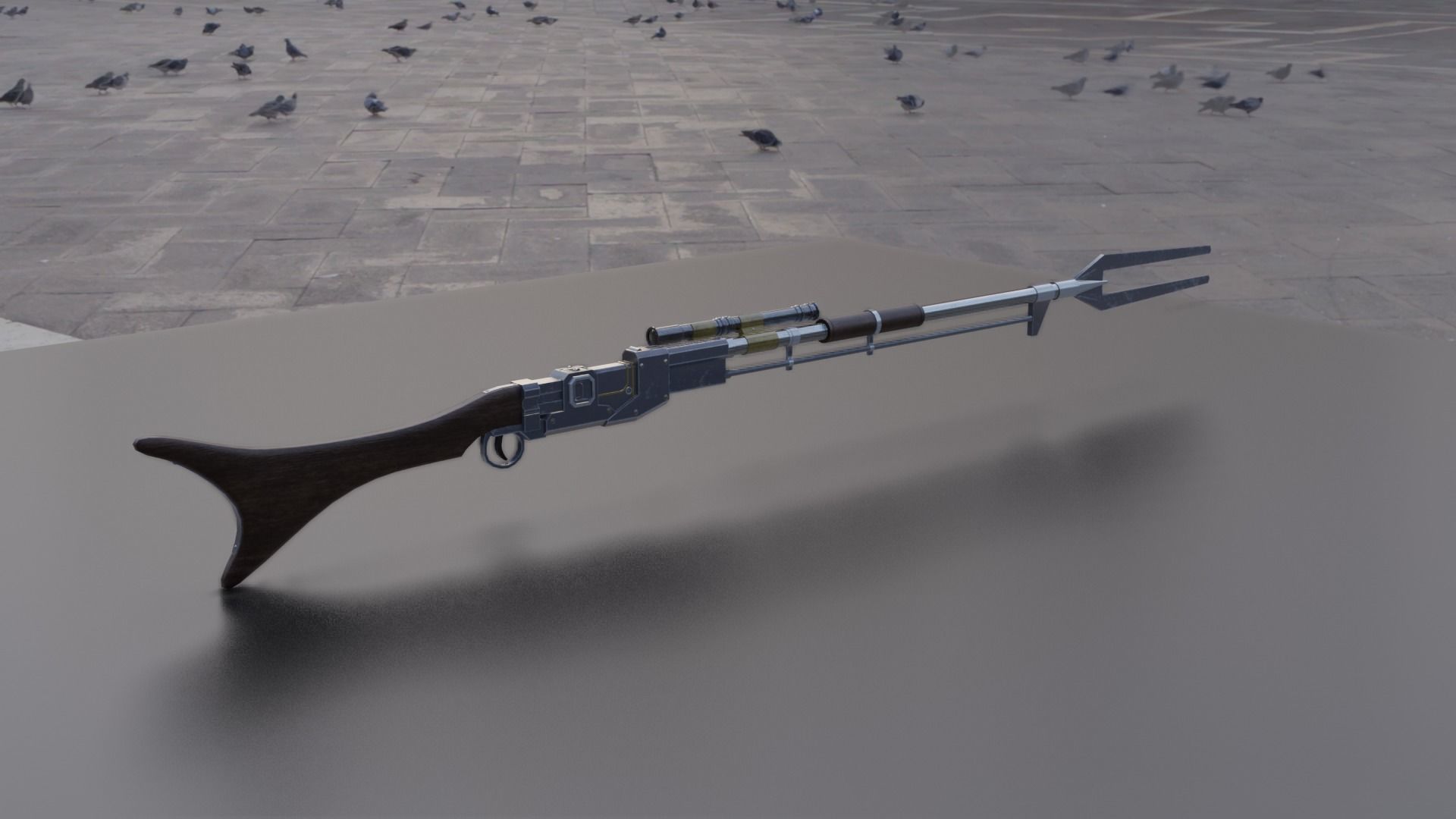 3D model Mandalorian Rifle VR / AR / low-poly | CGTrader