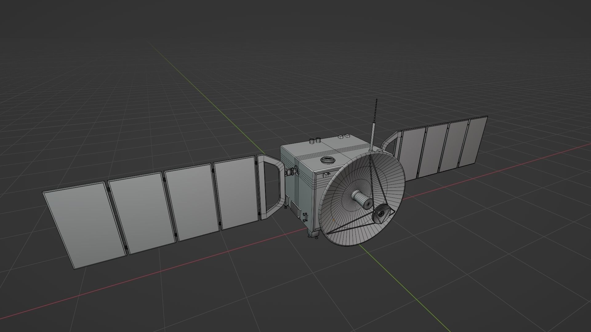 3D model Orbital Space Satellite VR / AR / low-poly | CGTrader