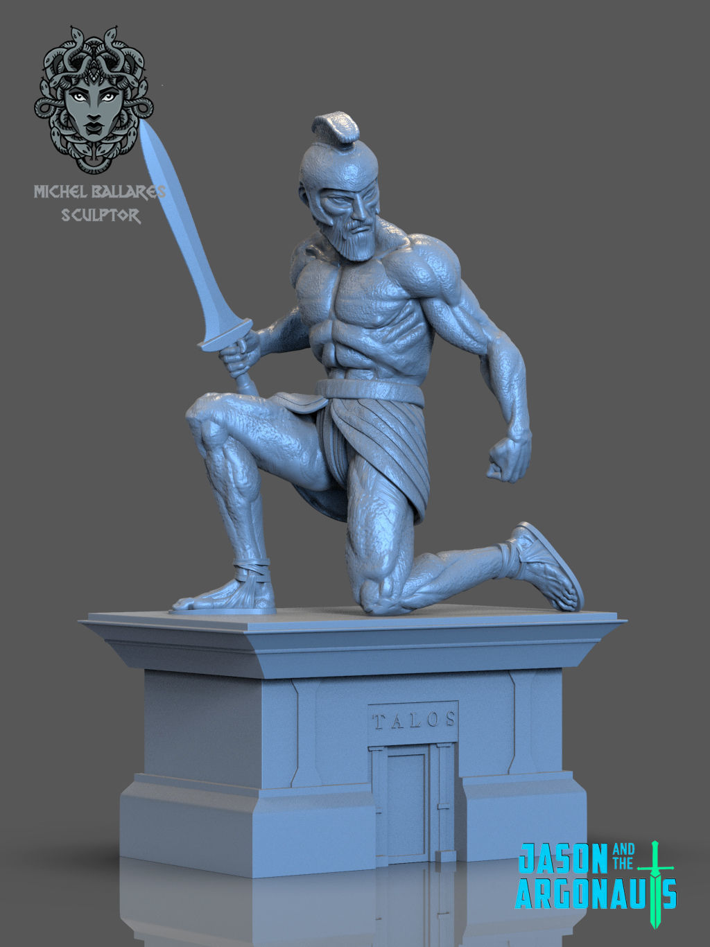 Talos clash of titans by creative geek style 3D model 3D printable ...