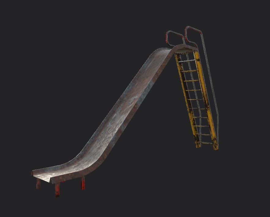 Old Slide 3D model | CGTrader