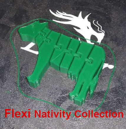 TWO FLEXI MODELS - Sheep and Cow - Nativity Collection - Belen 3D model ...