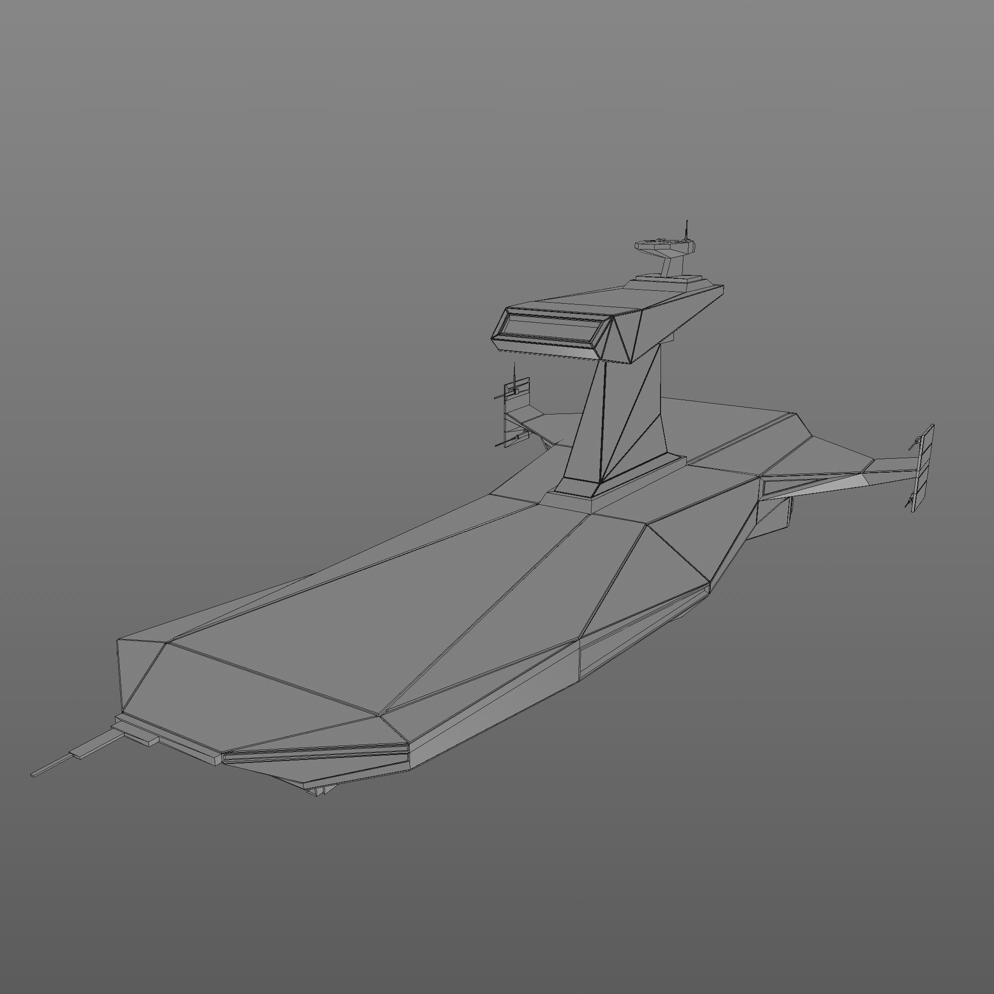 Low poly model Star ship free VR / AR / low-poly 3D model | CGTrader