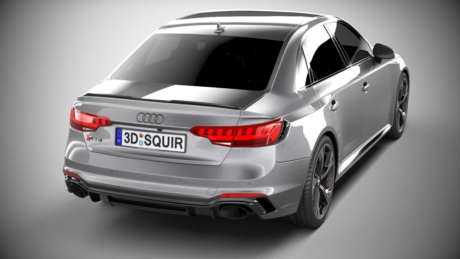 Audi RS4 Sedan 2020 3D model | CGTrader