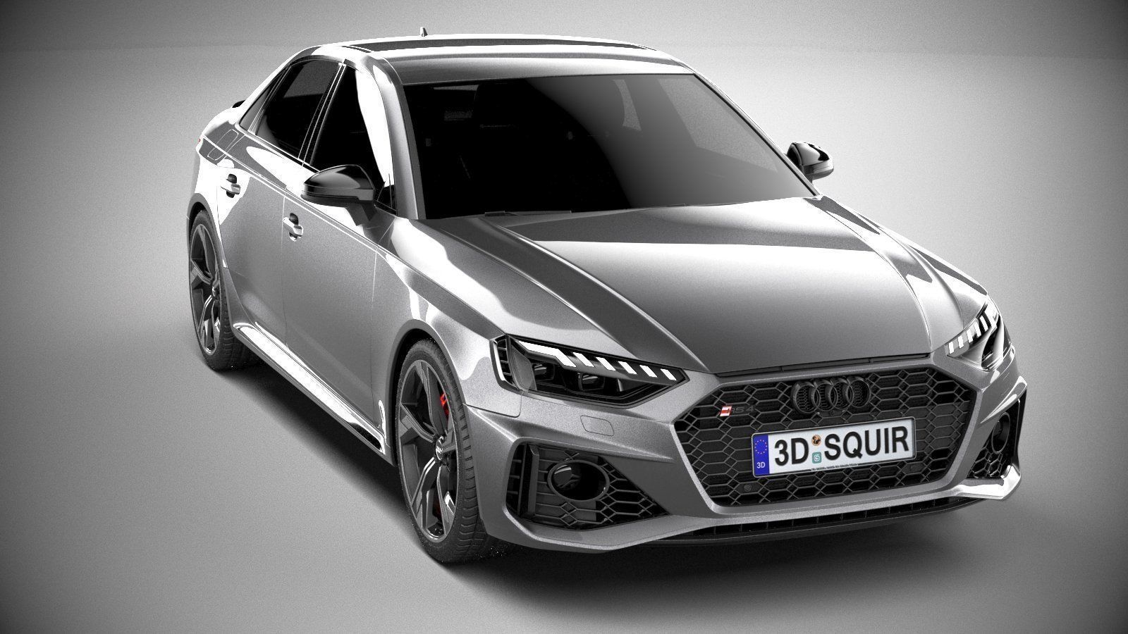 Audi RS4 Sedan 2020 3D model | CGTrader