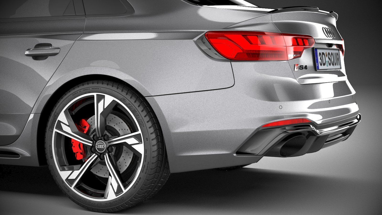 Audi RS4 Sedan 2020 3D model | CGTrader