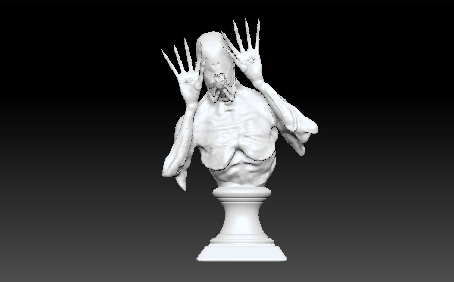 PANs LABYRINTH Pale man bust 3D model | CGTrader
