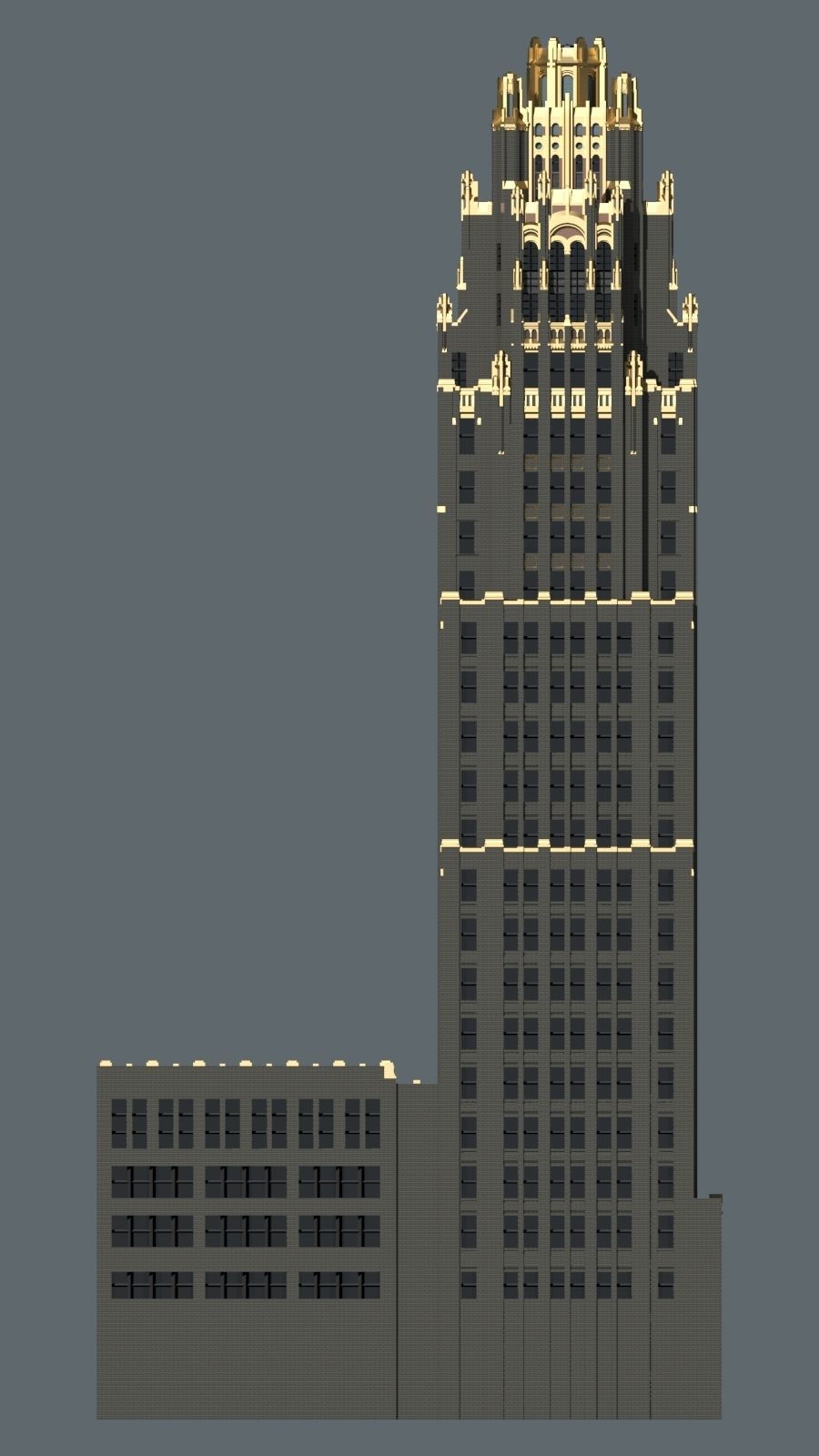 American Radiator Building 3D model 3D printable | CGTrader