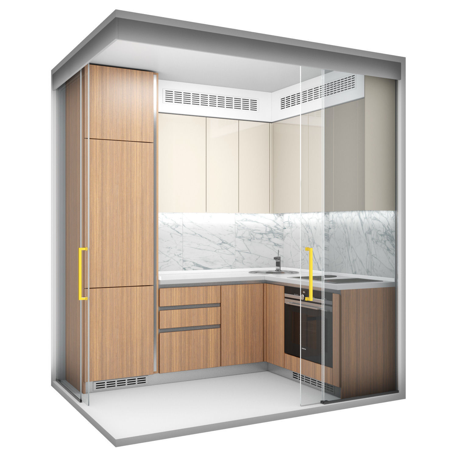 Office Kitchen 3D model | CGTrader