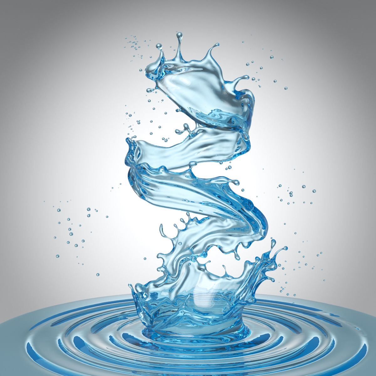 water liquid 3d model splash 3D model | CGTrader