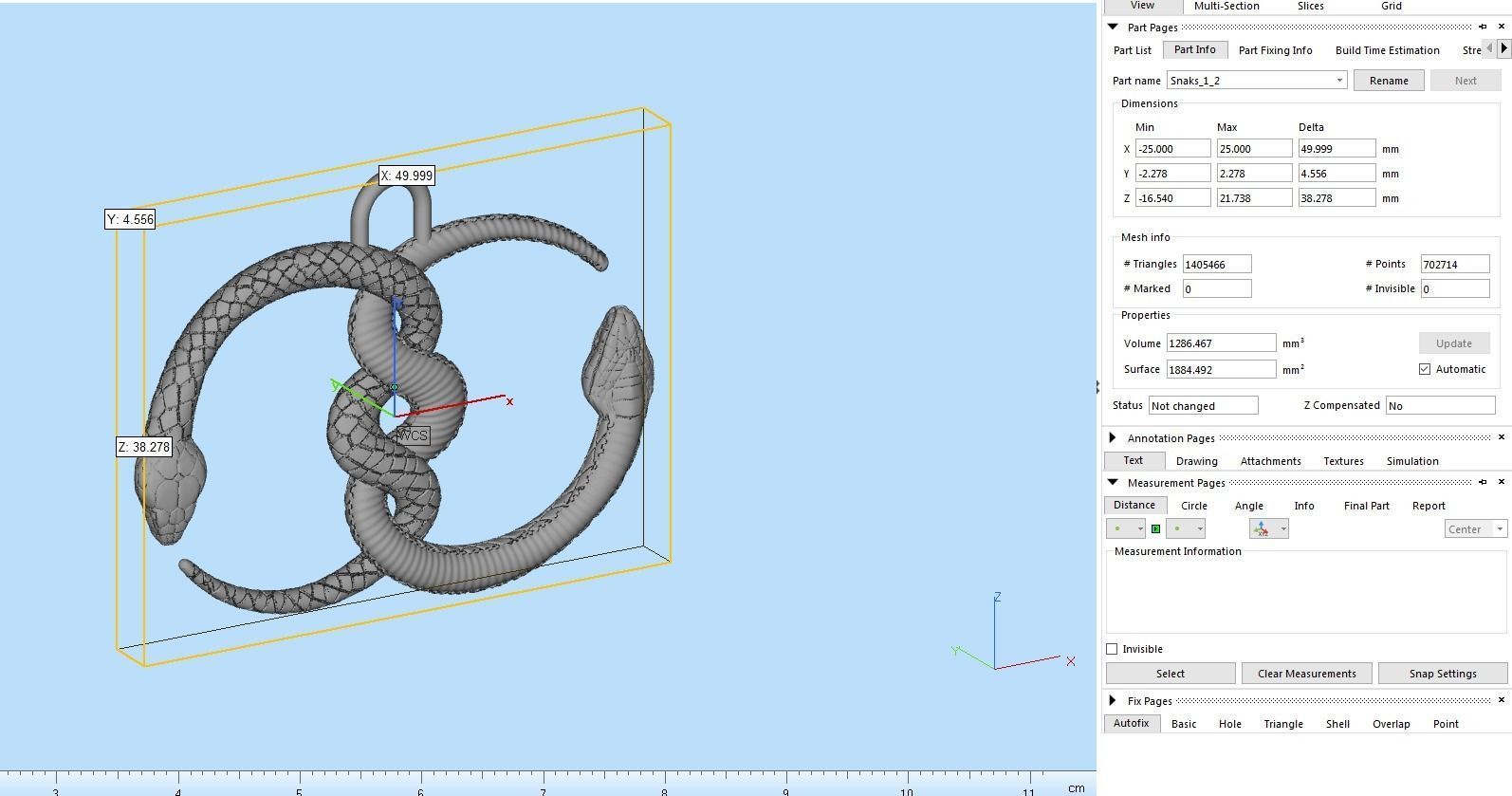 Two snakes 3D model 3D printable | CGTrader