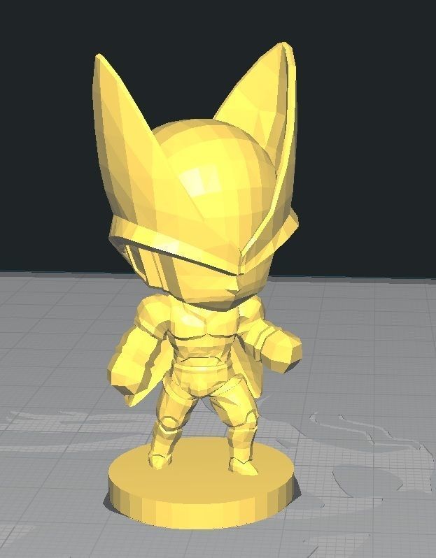 Perfect cell chibi 3D model 3D printable | CGTrader