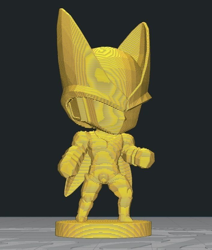 Perfect cell chibi 3D model 3D printable | CGTrader