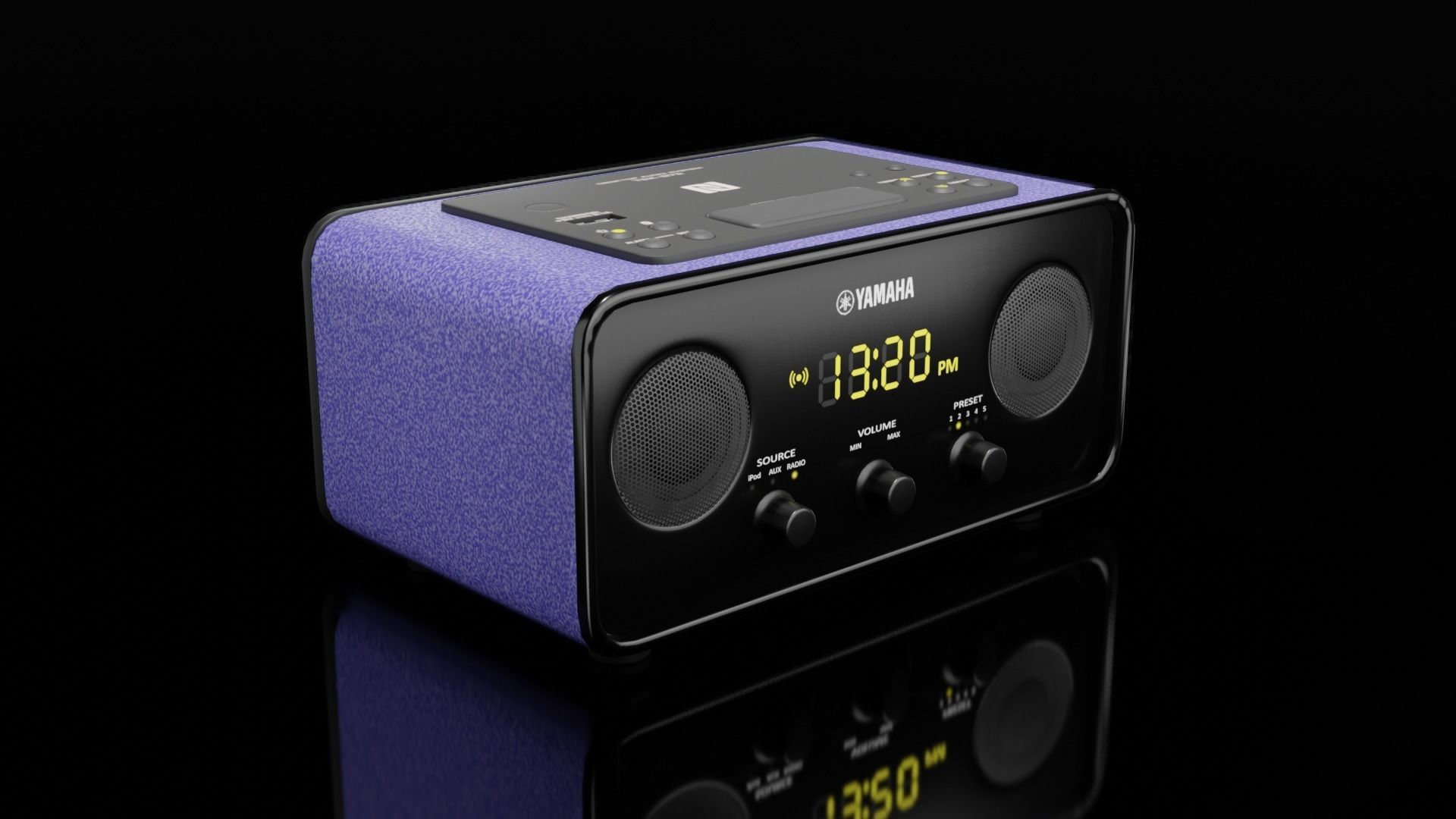 3D model Low poly radio Yamaha TSX-B72 VR / AR / low-poly | CGTrader