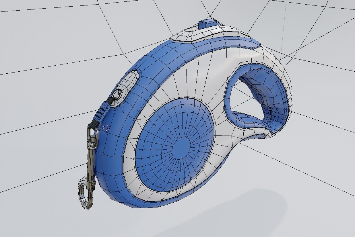 retractable dog leash 3D model | CGTrader
