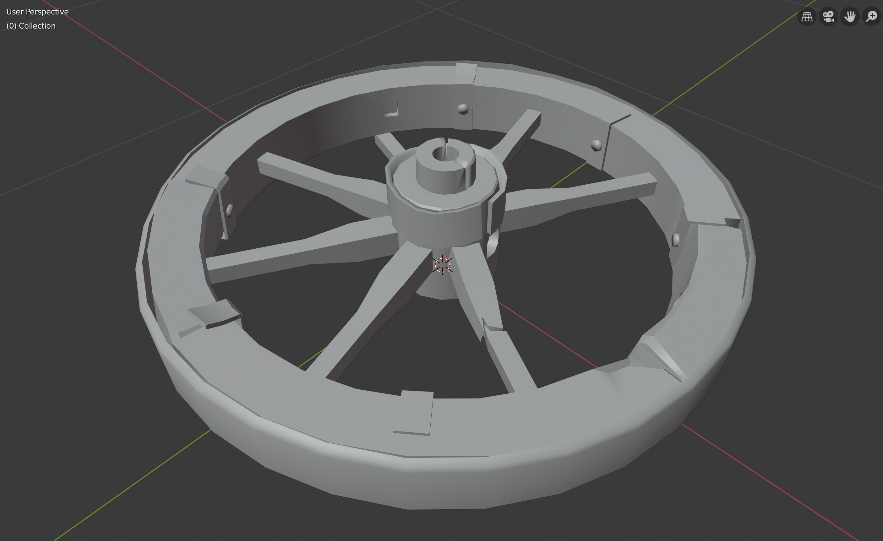 3D model Broken Wheel VR / AR / low-poly | CGTrader