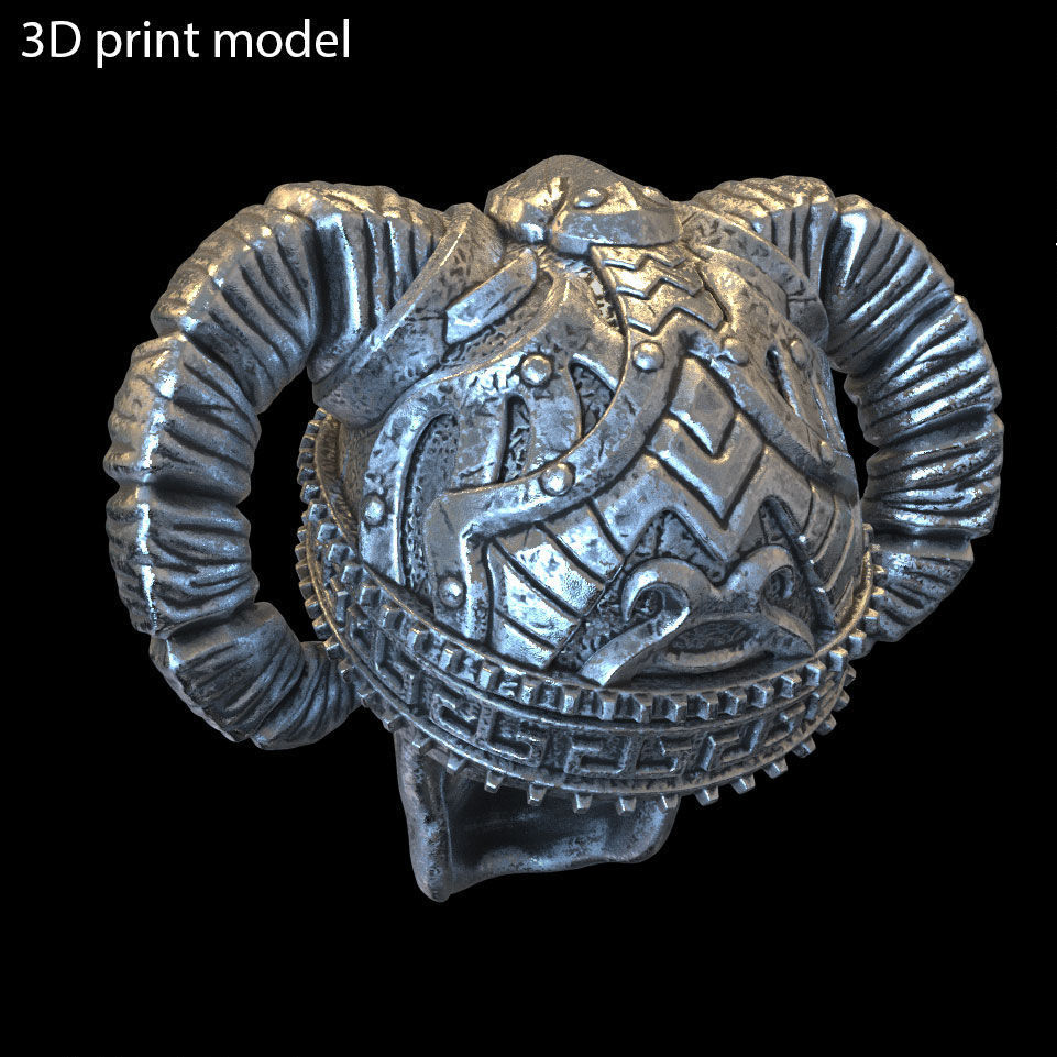skull Pendant jewelry Demon vol4 3D model 3D printable | CGTrader