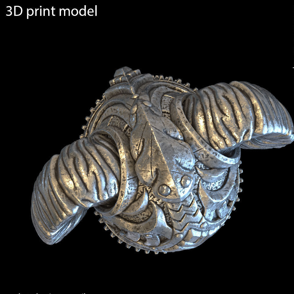 skull Pendant jewelry Demon vol4 3D model 3D printable | CGTrader