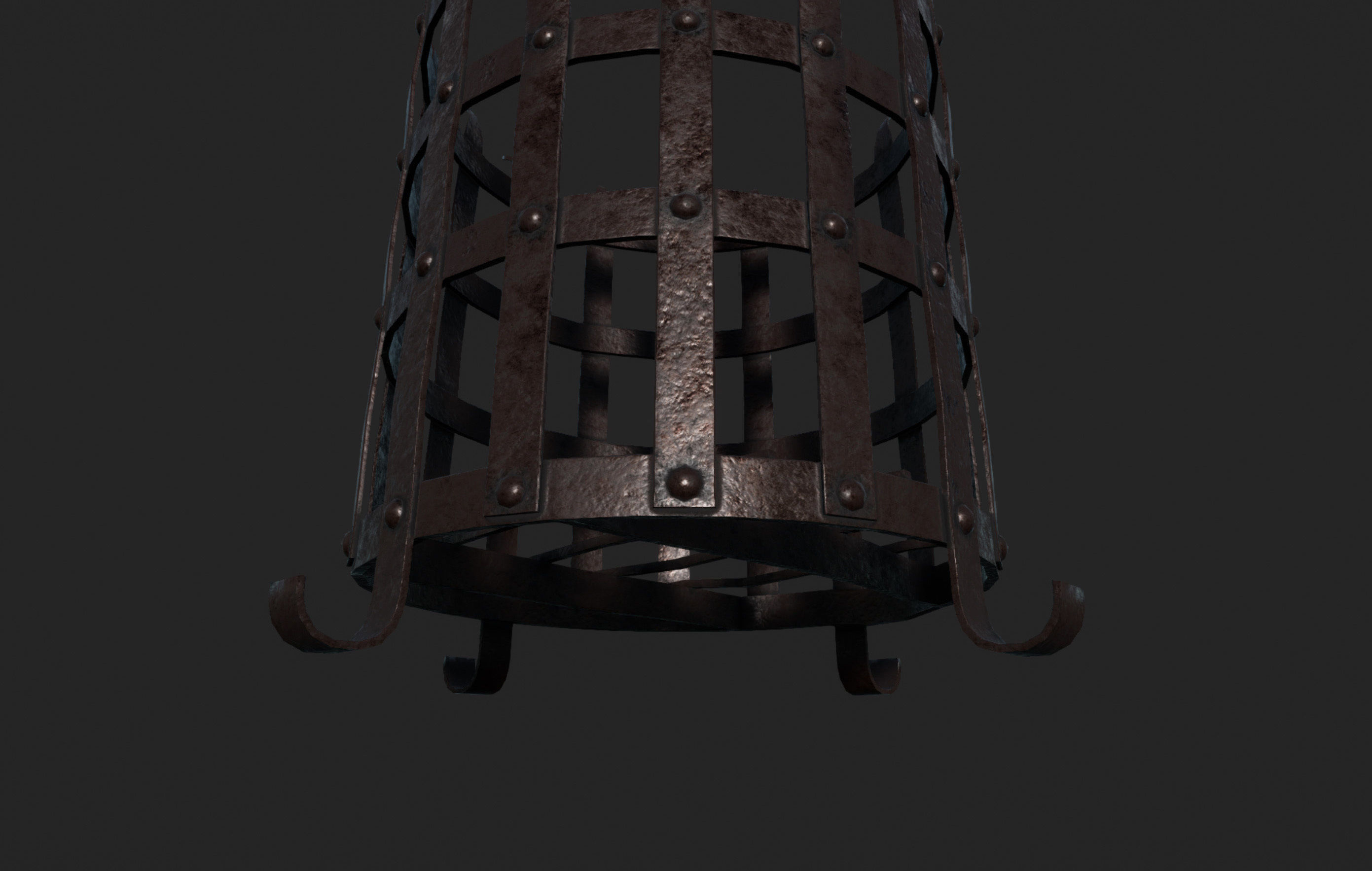 3D model Iron Brazier VR / AR / low-poly | CGTrader