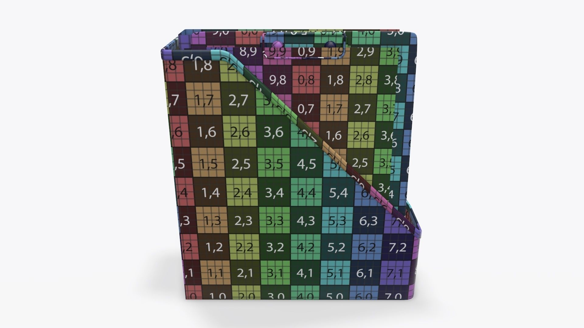 Paper mesh vertical holder 3D model | CGTrader