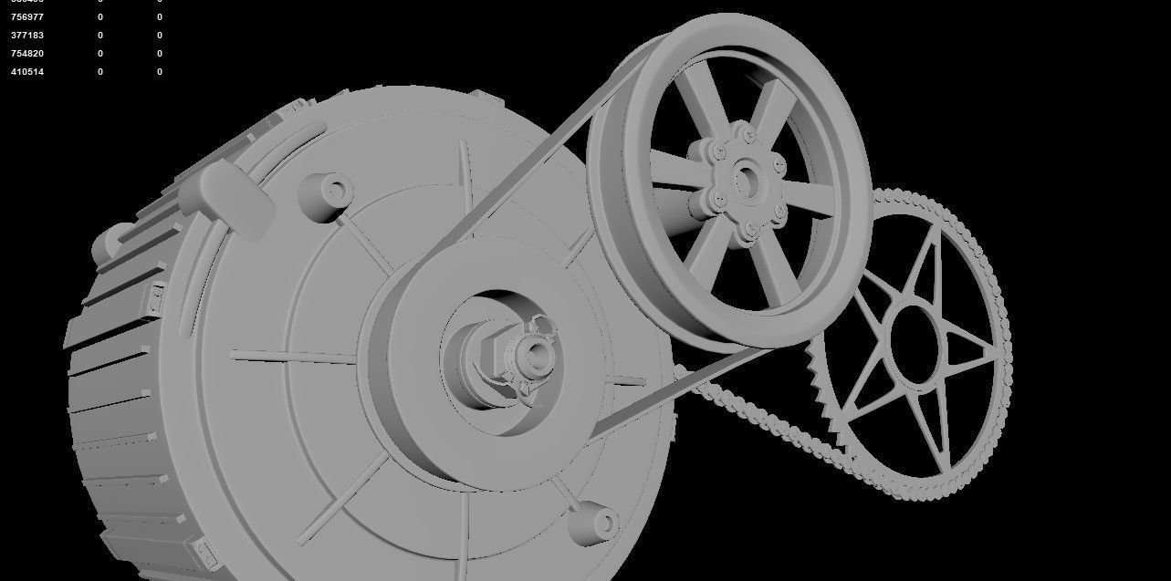 3 drive Drivetrain 3d model 3D model | CGTrader