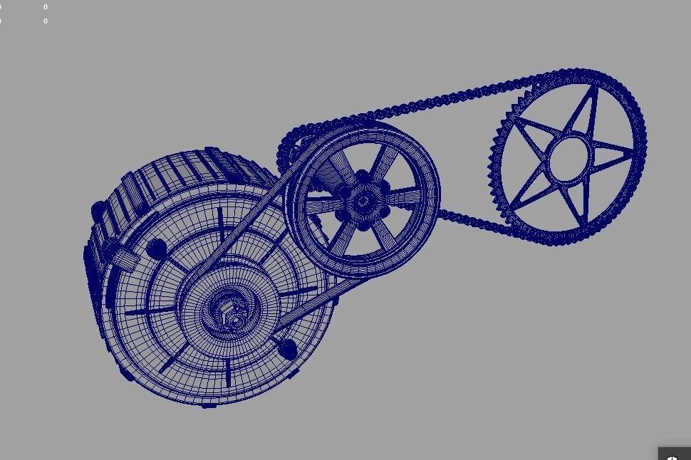 3 drive Drivetrain 3d model 3D model | CGTrader