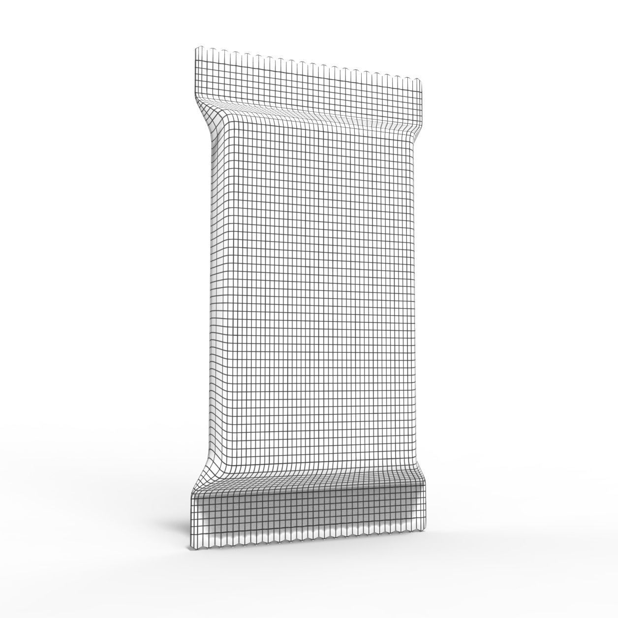 Candy in package flow pack 3D model | CGTrader