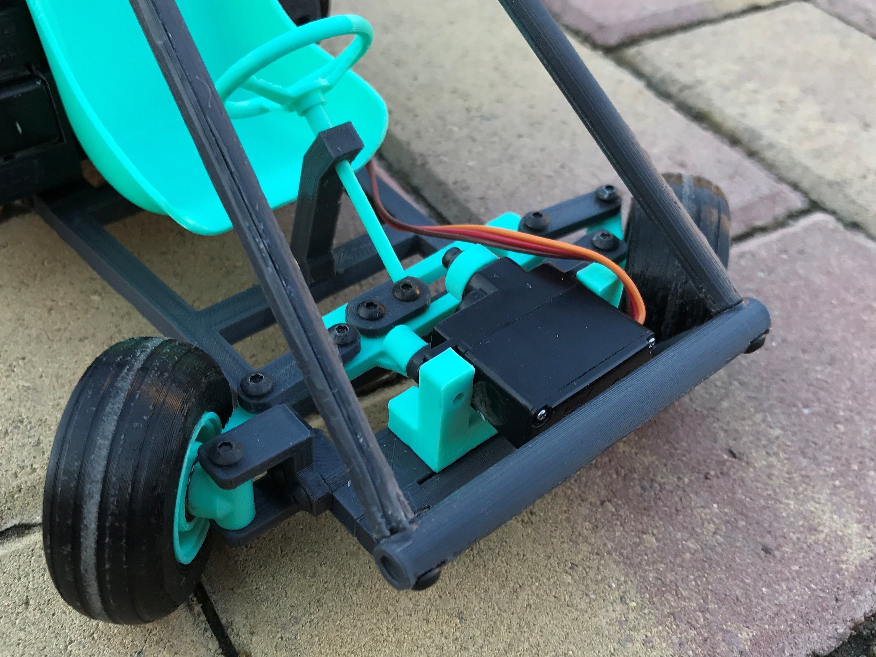 RC Go Kart 3D model 3D printable | CGTrader