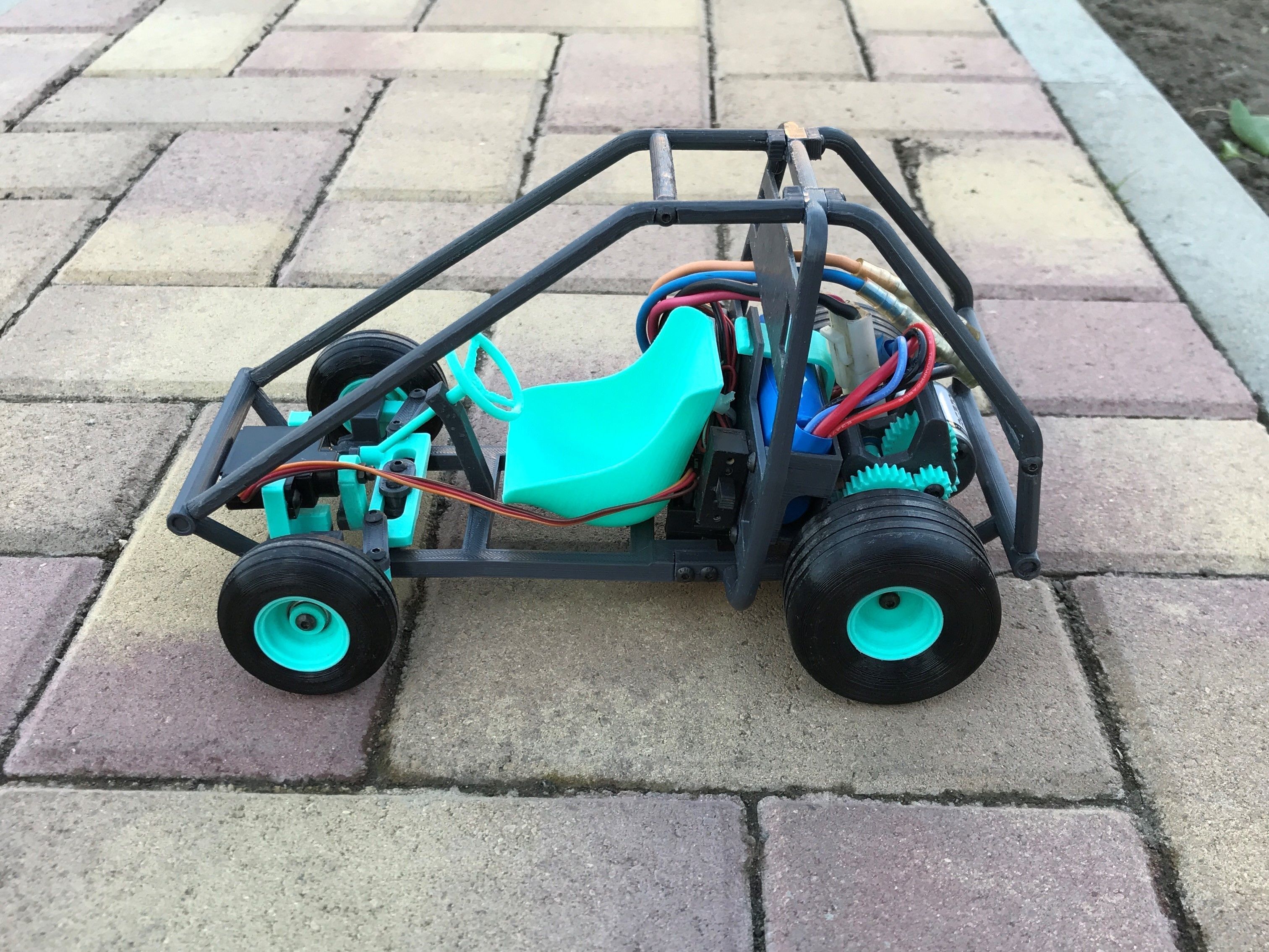 RC Go Kart 3D model 3D printable | CGTrader