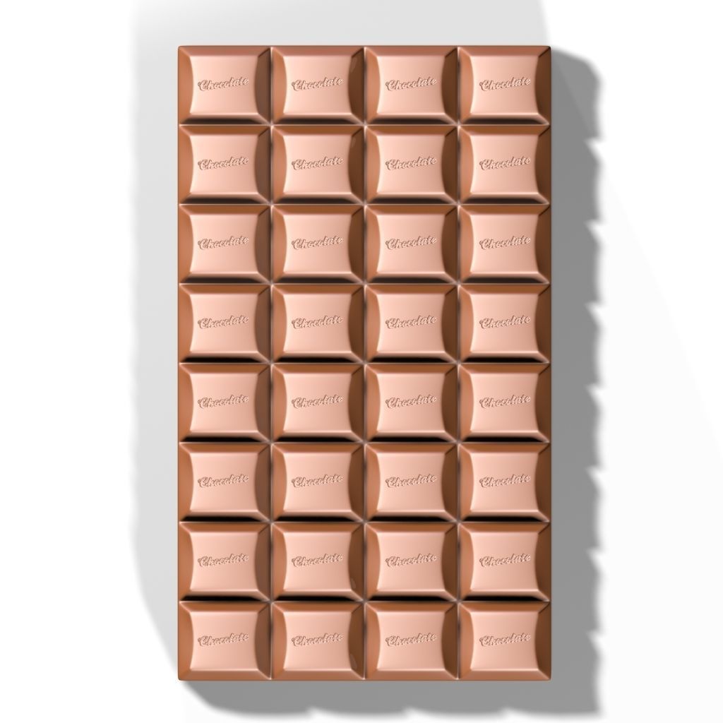 3D Chocolate Bar 3D model | CGTrader