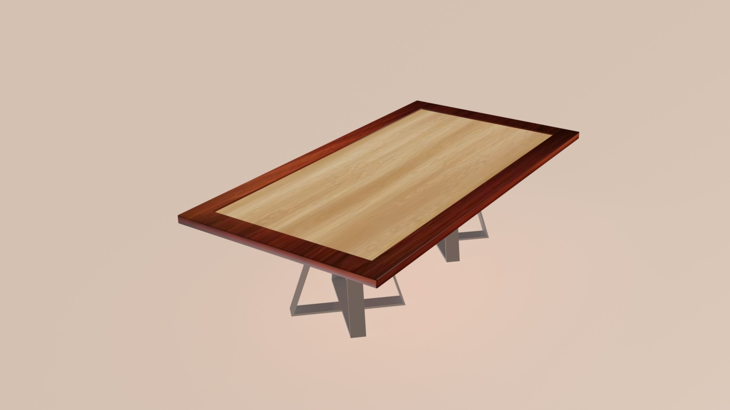 3D model Modern Loft Rectangle Table 3D model VR / AR / low-poly | CGTrader