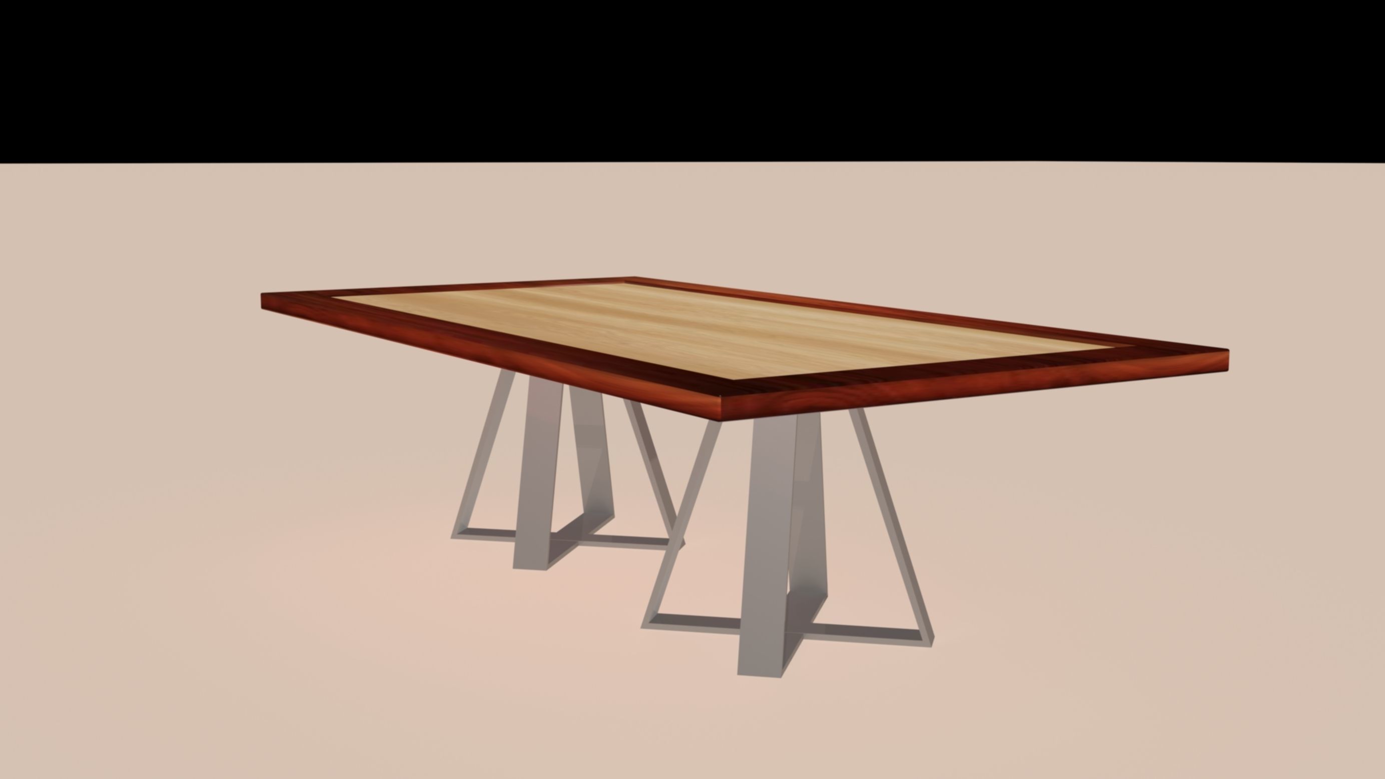3D model Modern Loft Rectangle Table 3D model VR / AR / low-poly | CGTrader