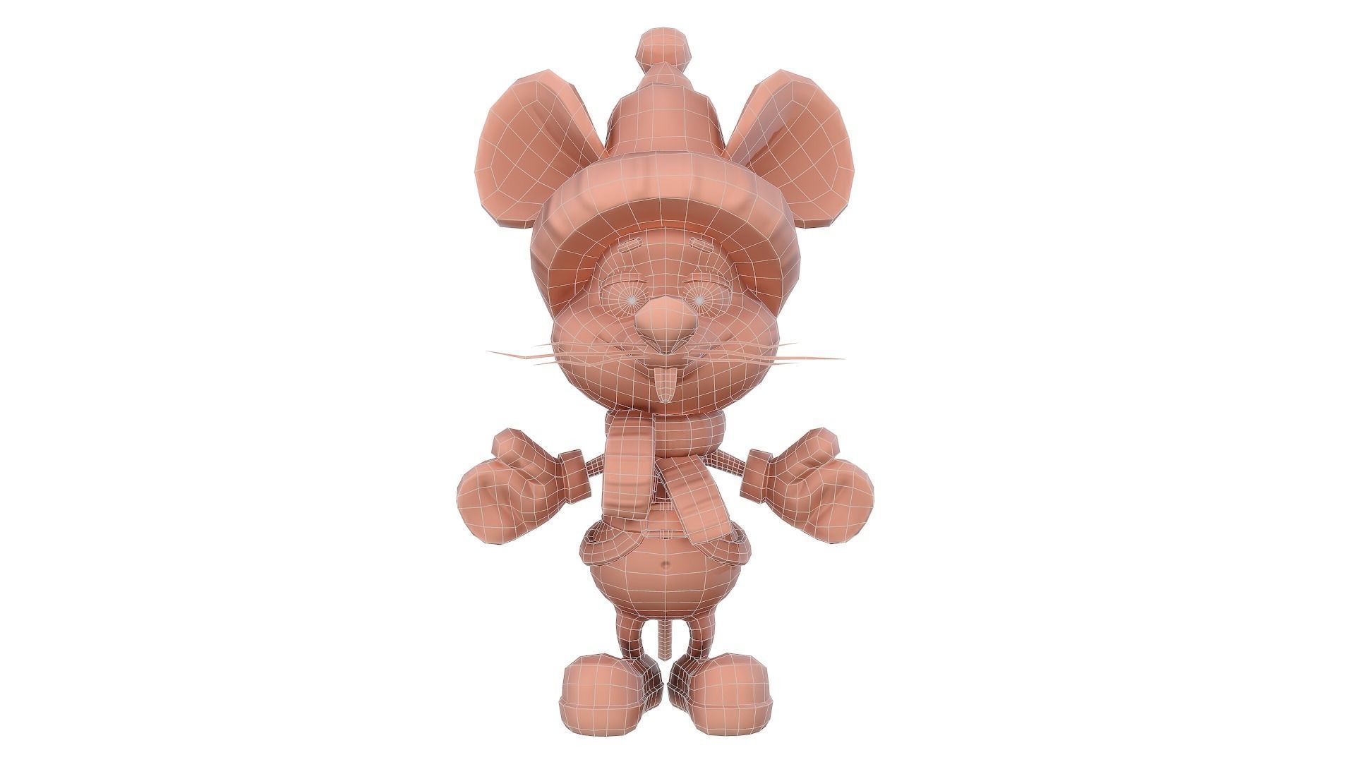3D model Cartoon Mouse Low poly 3D model VR / AR / low-poly | CGTrader
