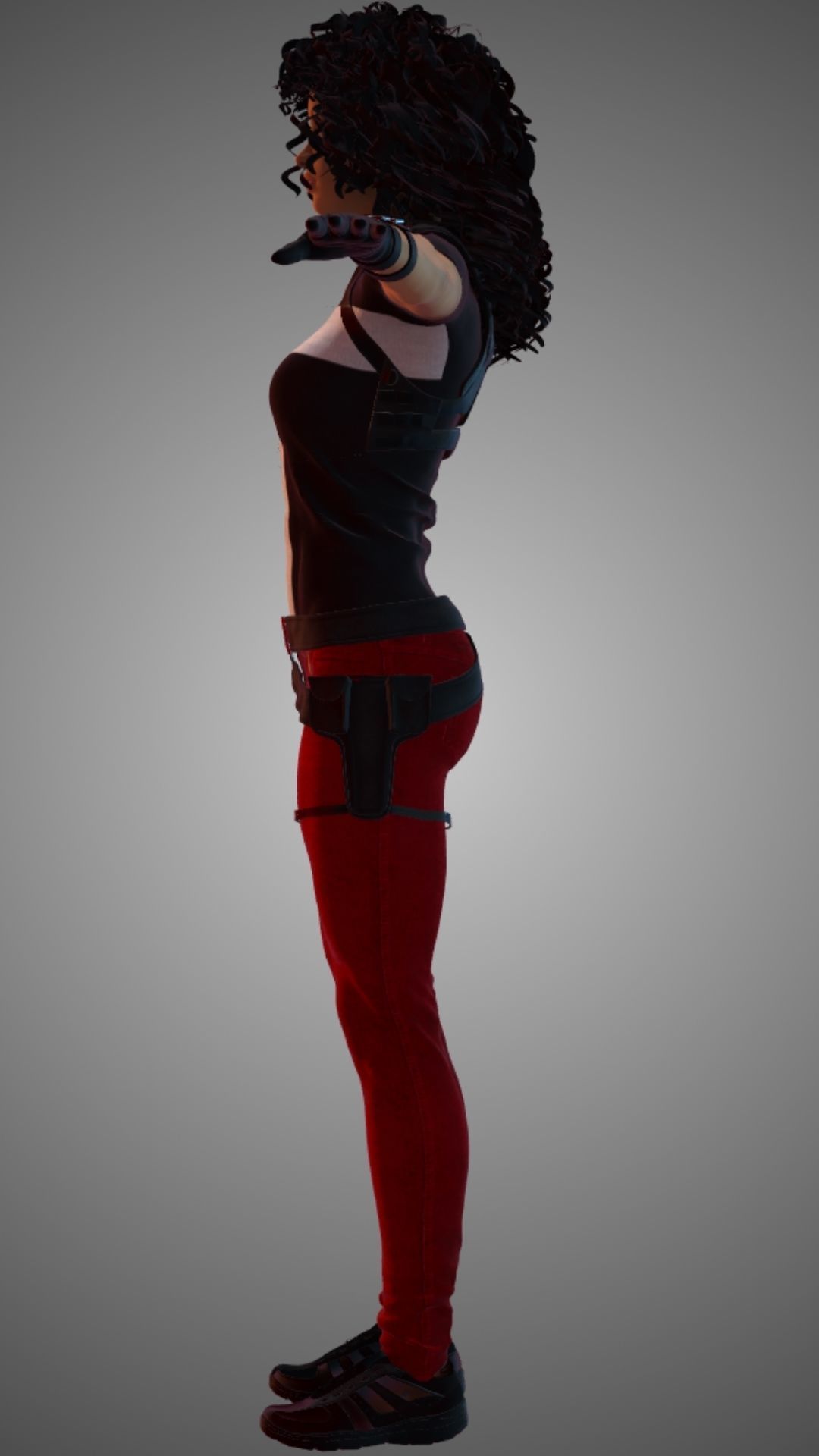 Huntress New 52 - Helena Bertinelli 3D model animated rigged | CGTrader