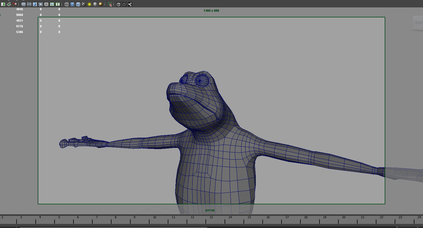 frog cartoon 3d model 3D model | CGTrader