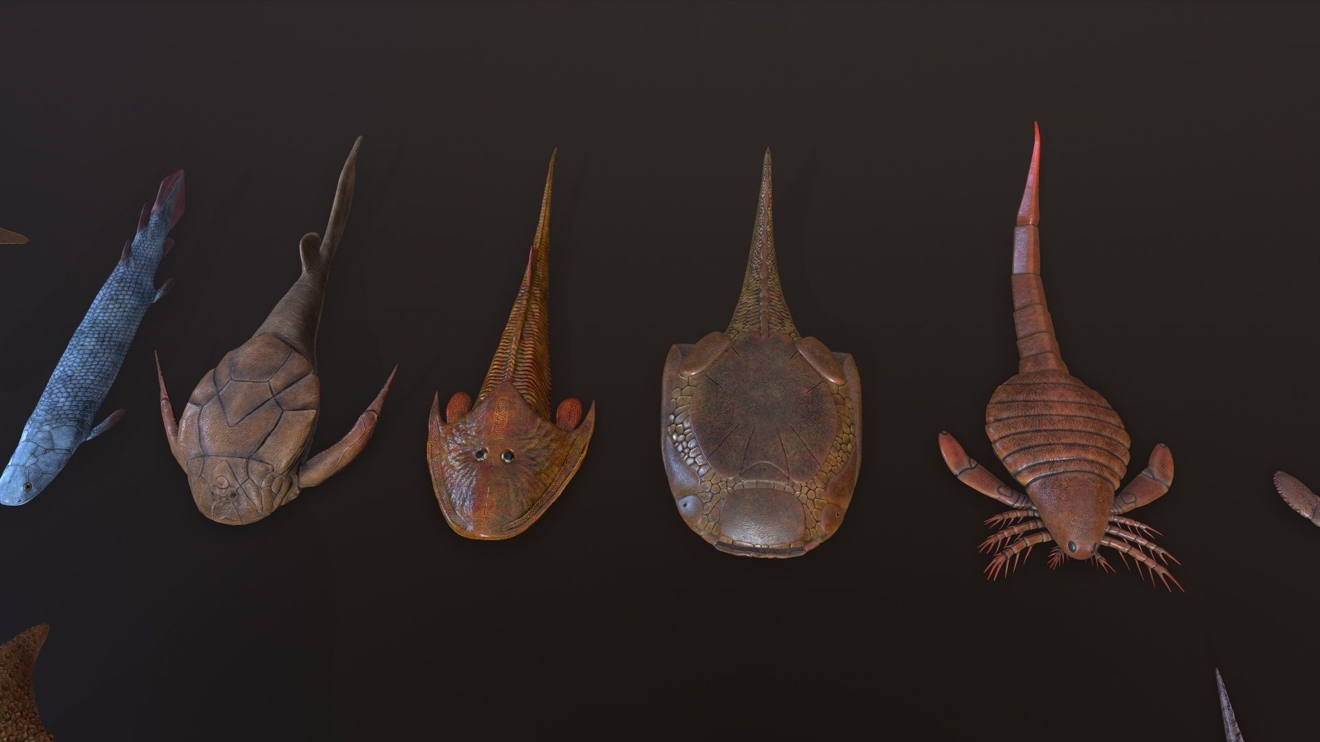 Extinct animals pack v4 3D model | CGTrader