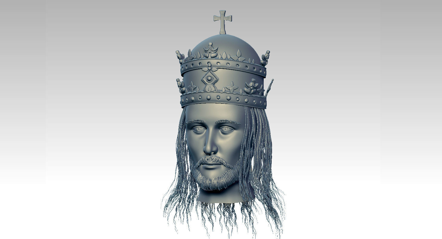 jesus head 3d model 3D model | CGTrader
