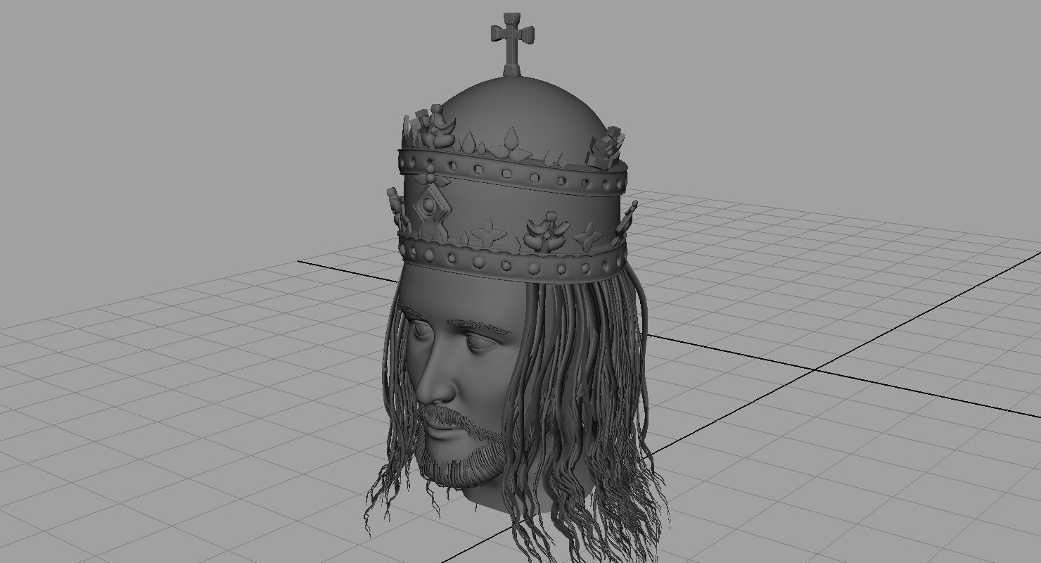 jesus head 3d model 3D model | CGTrader
