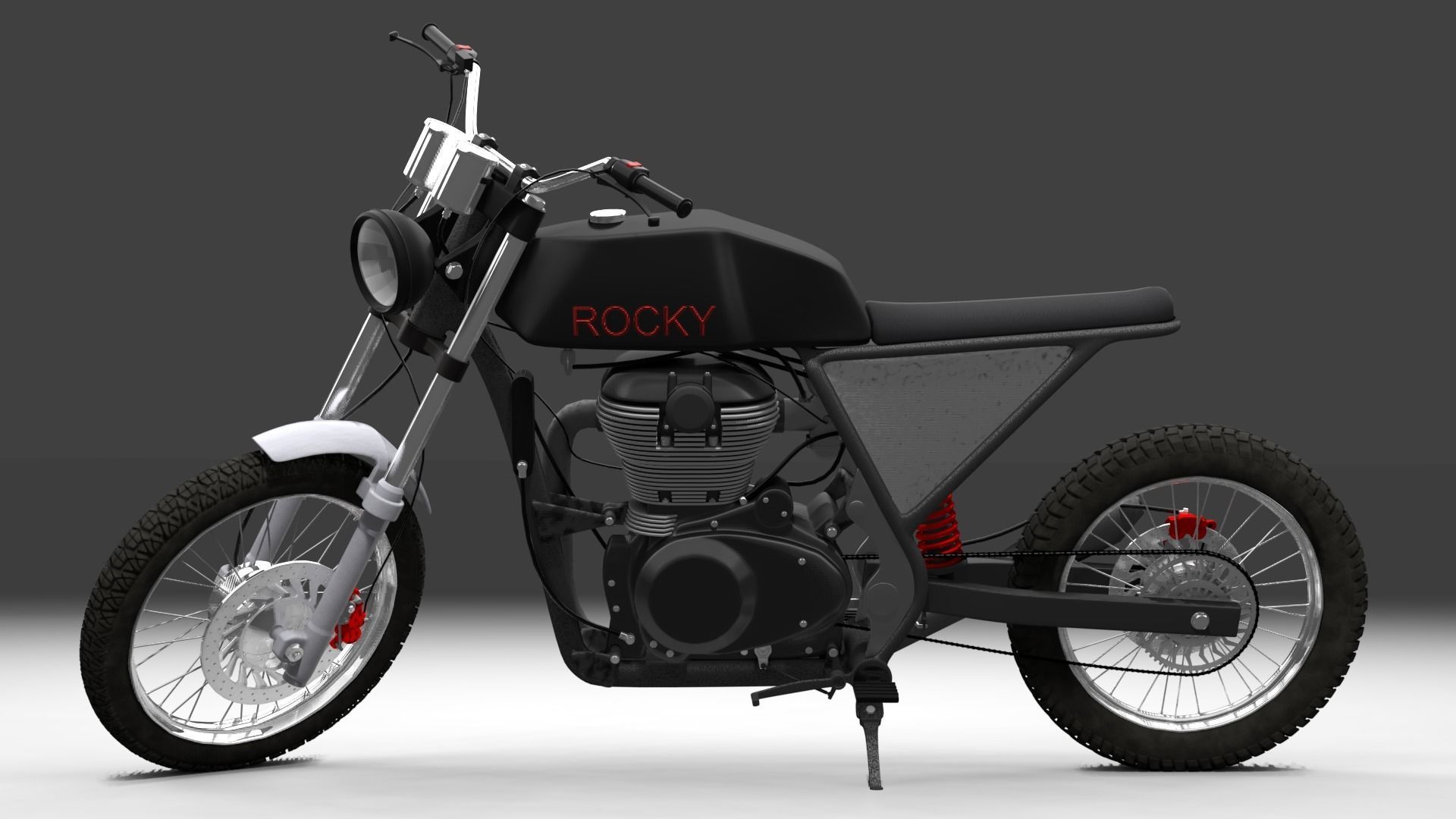 kgf bike 3D model | CGTrader
