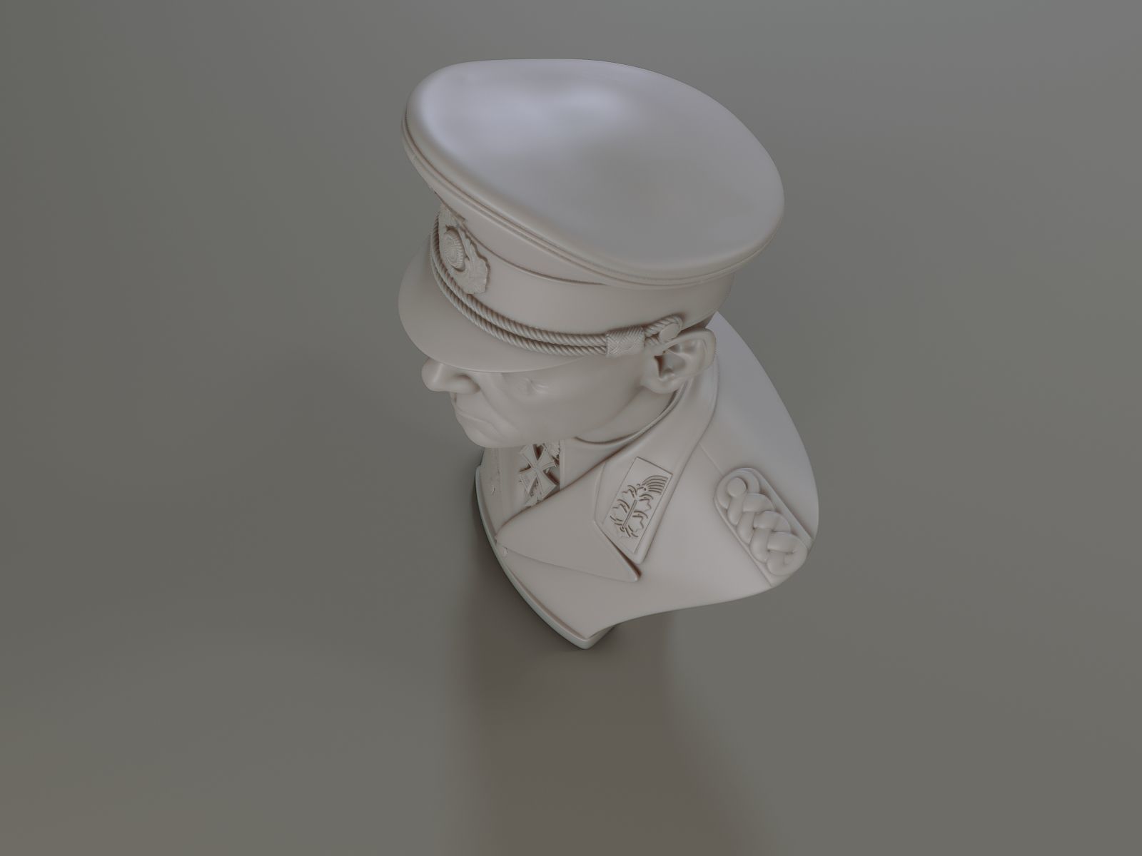 Erwin Rommel Bust 3D model 3D printable | CGTrader