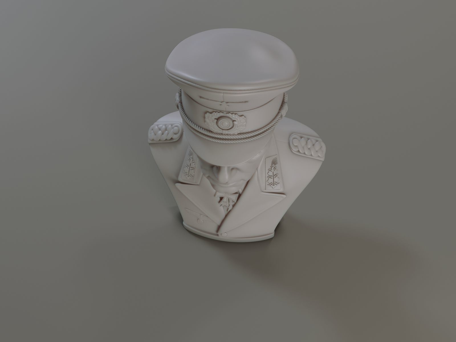 Erwin Rommel Bust 3D model 3D printable | CGTrader