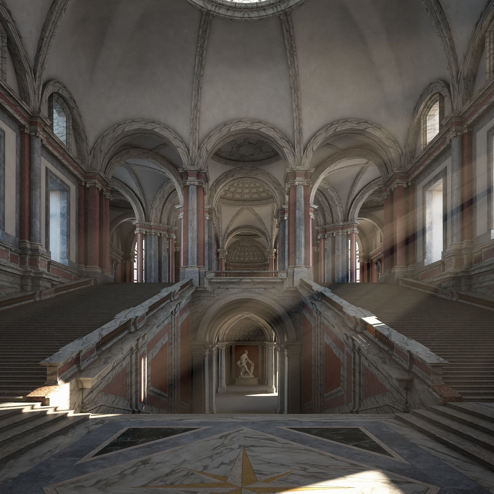 Grand Staircase 3D model | CGTrader