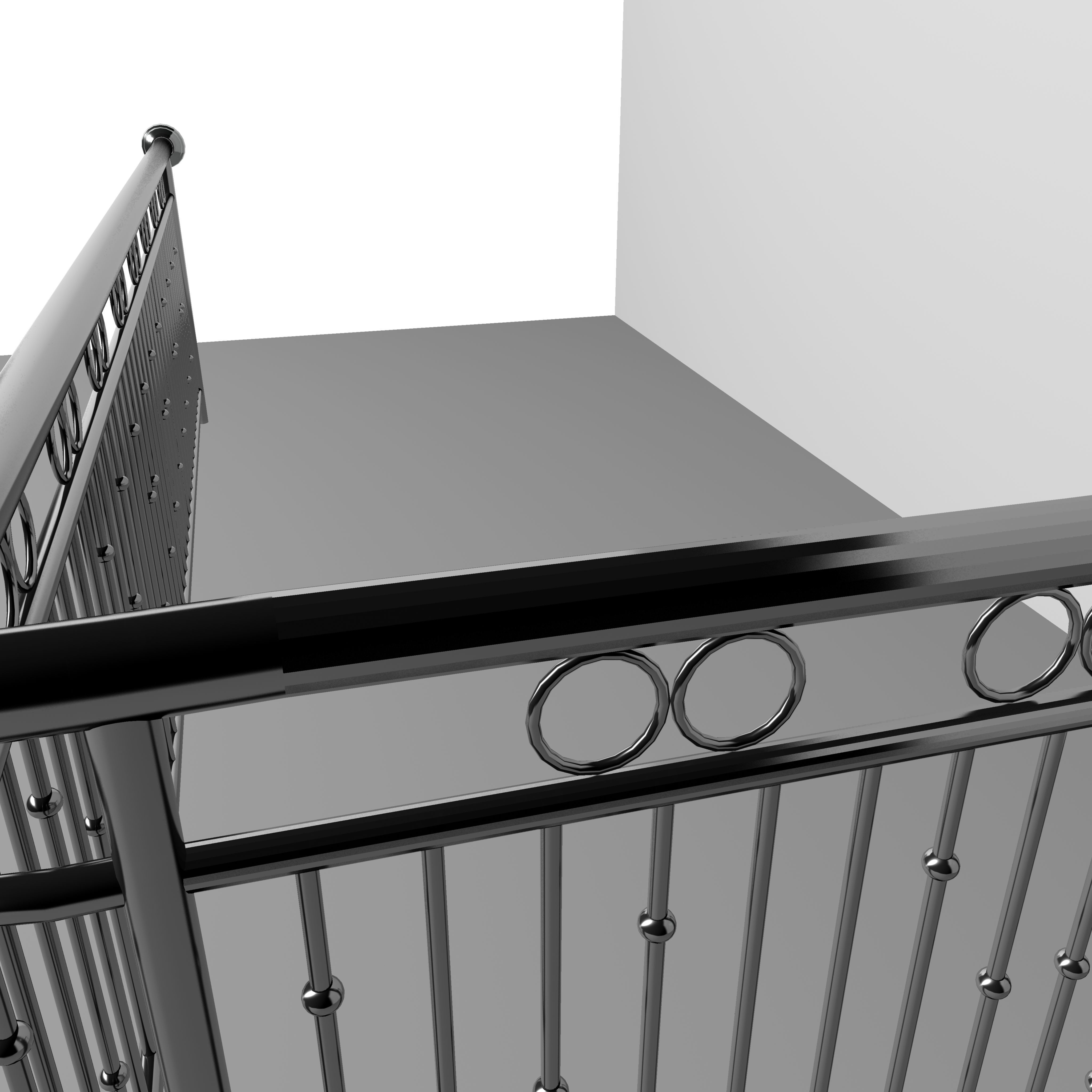 3D model Balcony Grill VR / AR / low-poly | CGTrader