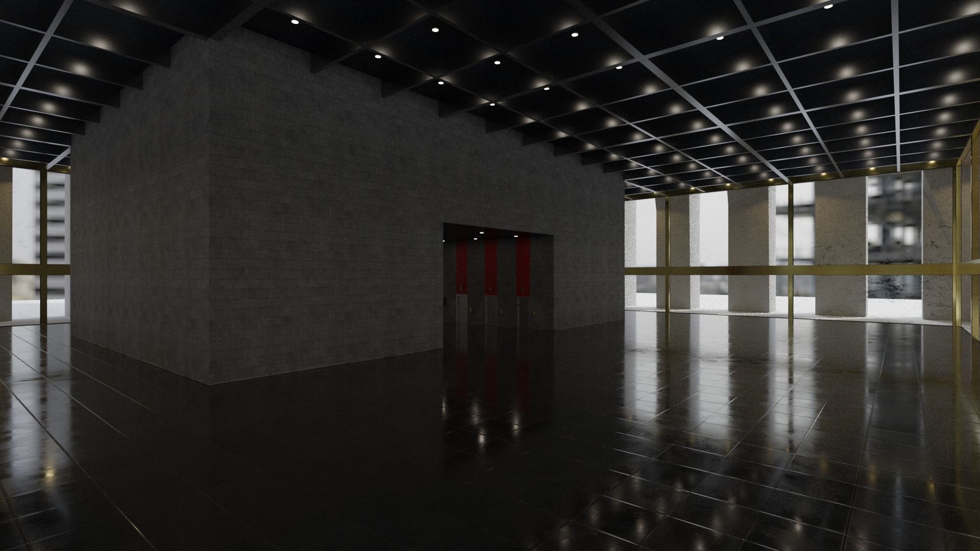 Modular Modern Skyscraper 3D model | CGTrader