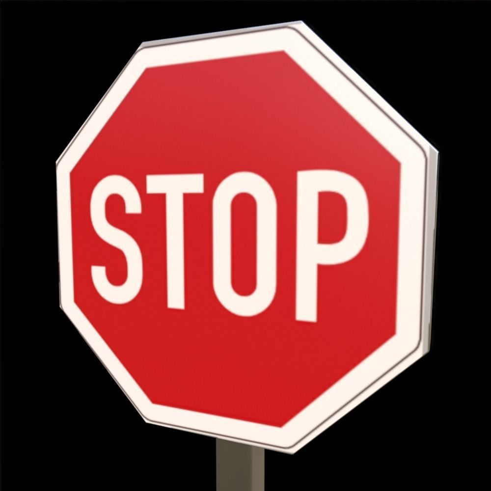 Stop Sign 3D model | CGTrader